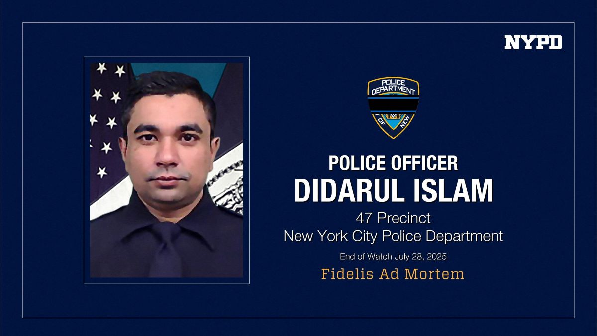 New York police officer killed in Manhattan shooting was a Bangladeshi immigrant with a pregnant ...